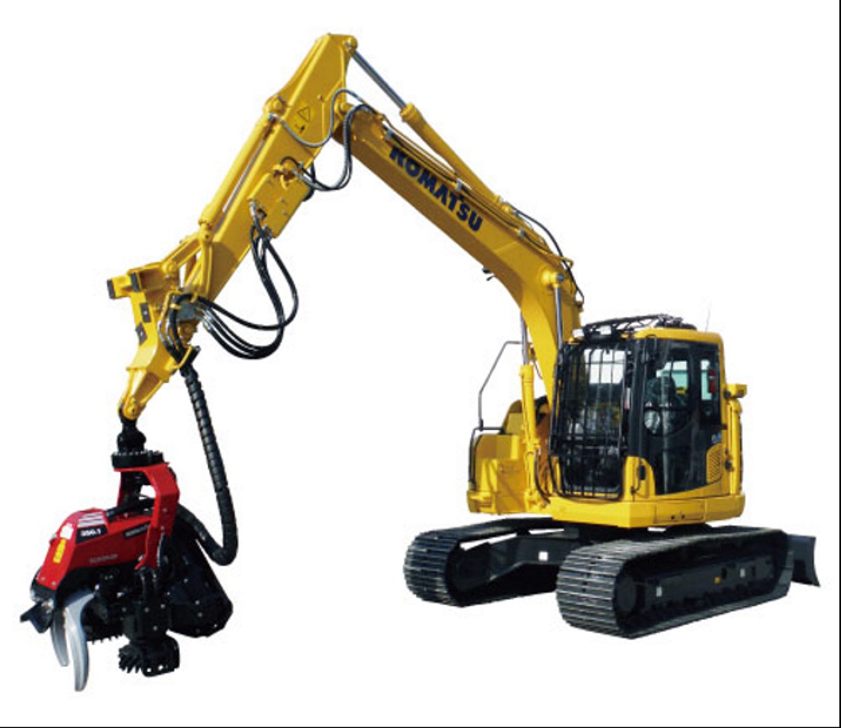 Komatsu at Forest · Forestry · Environmental Machine Exhibition ...
